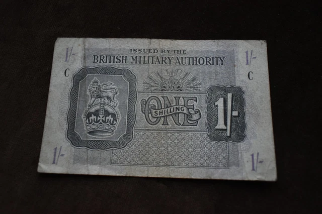 1940’S BRITISH MILITARY Authority 1 Shilling Note £1.00 - PicClick UK