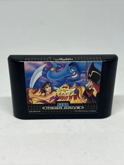 SEGA MEGA DRIVE Disney's Aladdin Game Cartridge Fully Tested £7.99 ...