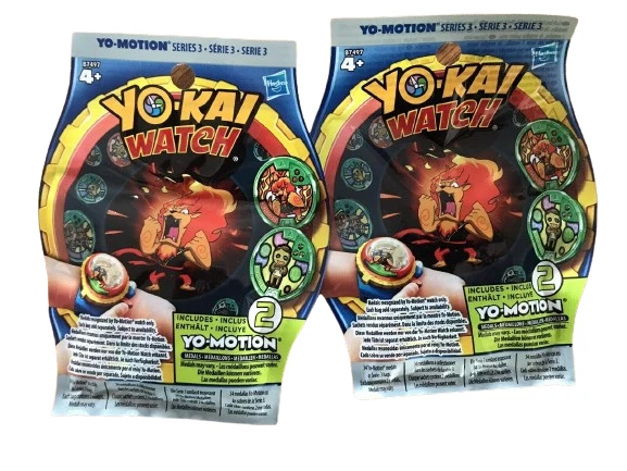 YO-KAI WATCH BLIND Mystery Bags Yo-Motion Medals Series 3 nuovo e ...