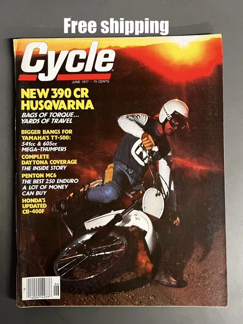 CYCLE MAGAZINE JUNE 1977 Vintage Motorcycle Biker Street Dirt Trail ...