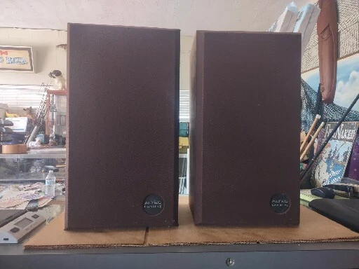 VINTAGE ALTEC LANSING Model One 1 Speakers w/Grilles & Cabinets £314.44 ...