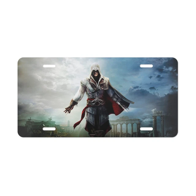 ASSASSIN'S CREED II (Ezio), License Plate New Car Tag Metal Aluminum ...
