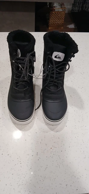 QUIKSILVER SUB ZERO Hi Men’s Size 9 200g Winter Fur Lined Snow Boots ...