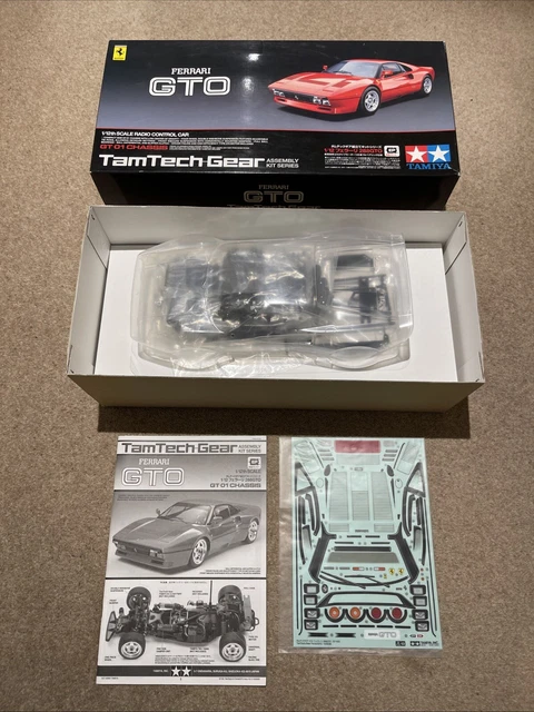 TAMIYA TAMTECH GT01 Ferrari GTO KIT NIB 57103 1/12 RC RARE £270.00 ...
