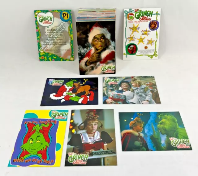 How The Grinch Stole Christmas Movie Complete Card Set Jim Carrey W
