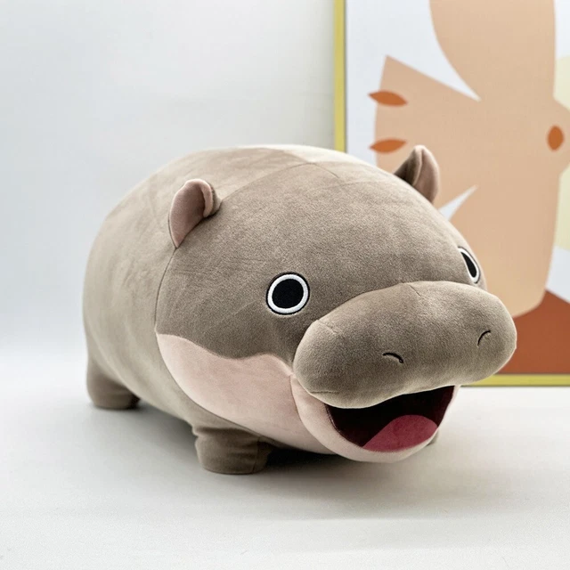 SOFT MOO DENG Hippo Plush Kawaii Animal Pillow Home Toy Decoration £83. ...