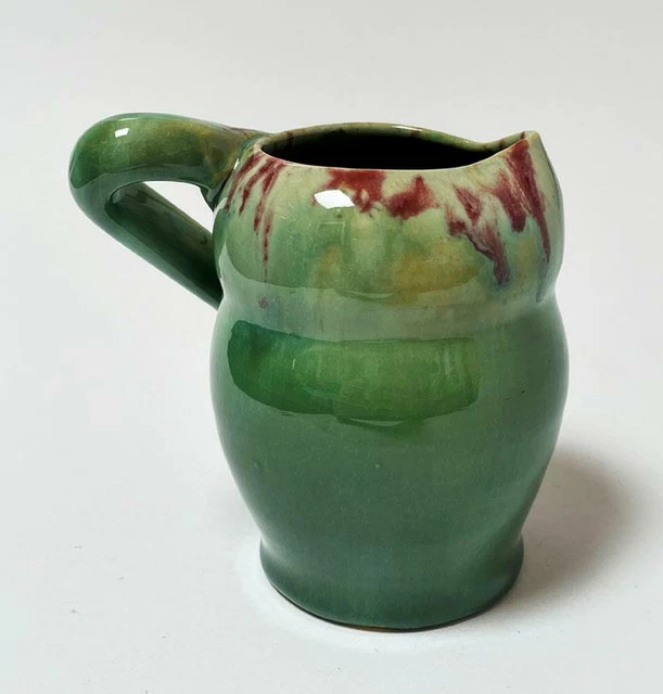 VINTAGE REMUED AUSTRALIAN Pottery Early Series Twig Handled Jug Signed ...