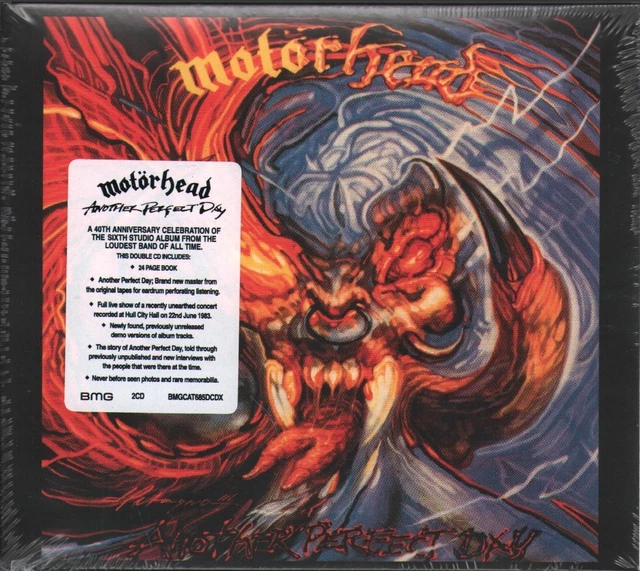 MOTORHEAD ANOTHER PERFECT DAY DOUBLE CD 40th anniversary 2CD set with ...