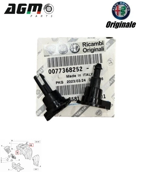 KIT RICAMBI ATTUATORE Condizionatore Originale Alfa Romeo Giulietta ...