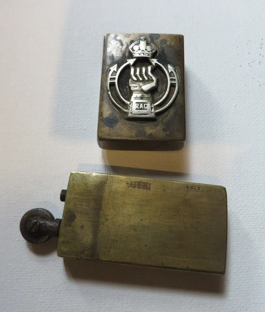 RARE WW1 FRENCH Military Brass Trench Lighter/Symbols on Both Sides EUR ...