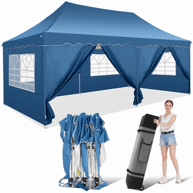 PADIGLIONE 3X3/3X6M POP up stabile tenda da giardino UV padiglione ...