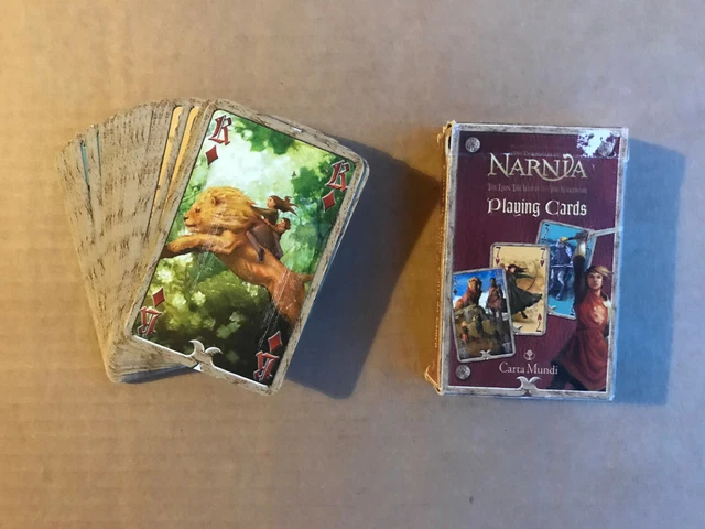 CARTA MUNDI NARNIA The Lion, The Witch & The Wardrobe playing cards £9. ...