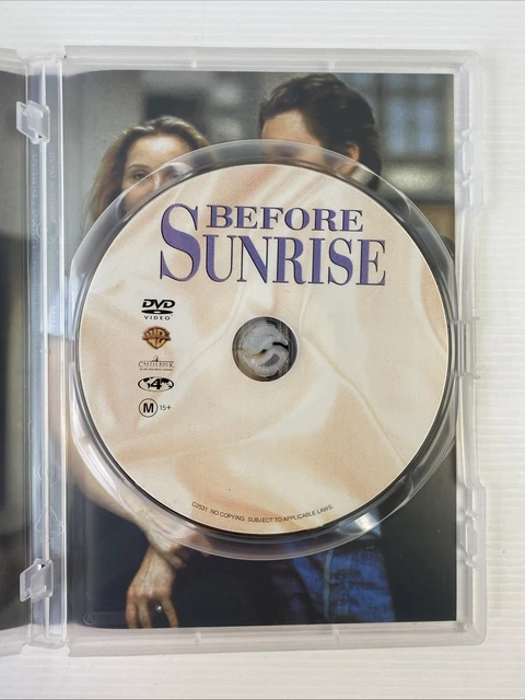 BEFORE SUNRISE (DVD, 1995) Ethan Hawke - Very Good Condition Region 4 ...