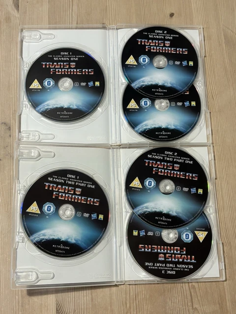 TRANSFORMERS THE CLASSIC Animated Series 1-4 Seasons One, Two, Three ...