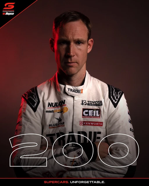 V8 SUPERCARS MOTOR Racing Car Champion Driver Team Poster,Ford Holden ...