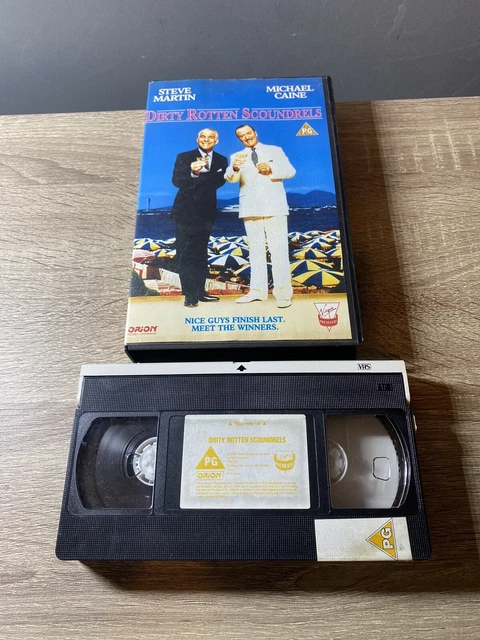 MICHAEL CAINE DIRTY Rotten Scoundrels Big Box Ex Rental (PG 1988) VHS ...