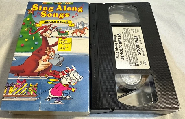 KID TOONS SING Along Songs Jingle Bells VHS Tape Christmas Holiday Show ...