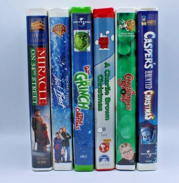 CLASSIC VHS CHRISTMAS Movies Lot (6 VHS Tapes) - A Christmas Story and ...