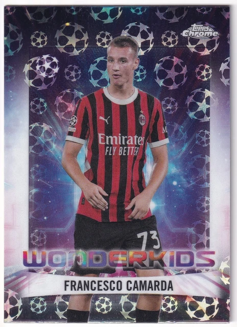 TOPPS CHROME UCC Logofractor 2024-25 Francesco Camarda Wonderkids ...