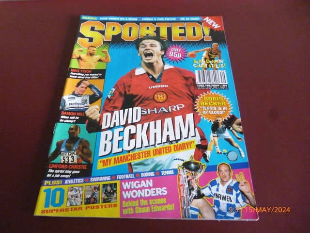 SPORTED! OCT 1996 David Beckham, Mike Tyson, Damon Hill, Boris Becker ...