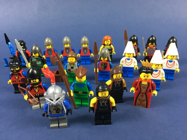 LEGO® RITTER KINGDOMS Castle König Königin Forestman MOC Burg Variante ...