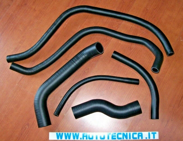 KIT 6 TUBI Acqua Autobianchi A112 Abarth Set Manicotti Silicone Colore ...