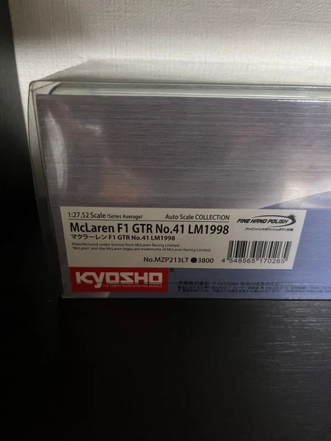 KYOSHO MINI-Z MCLAREN F1 GTR NO.4 LM 1998 MZP213LT £175.69 - PicClick UK