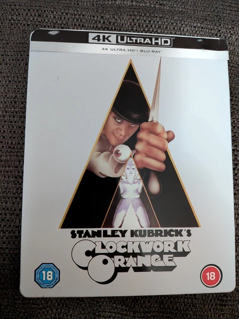 A CLOCKWORK ORANGE Limited Edition Steelbook [18] (2 Disc) 4K UHD/Blu Ray £16.15 - PicClick UK