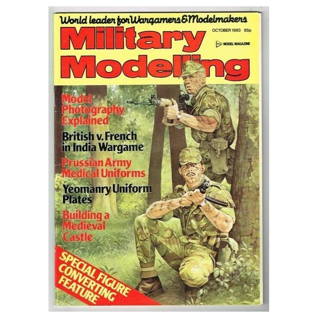 MILITARY MODELLING MAGAZINE October 1983 mbox3447/f Model Photography ...
