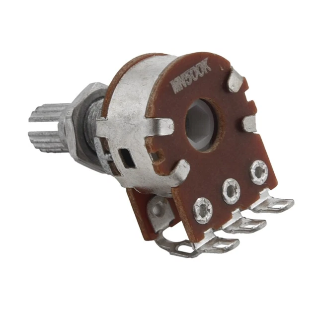 1PC MN500K DUAL Blend Balance Potentiometer(POT) Guitar Bass Volume ...