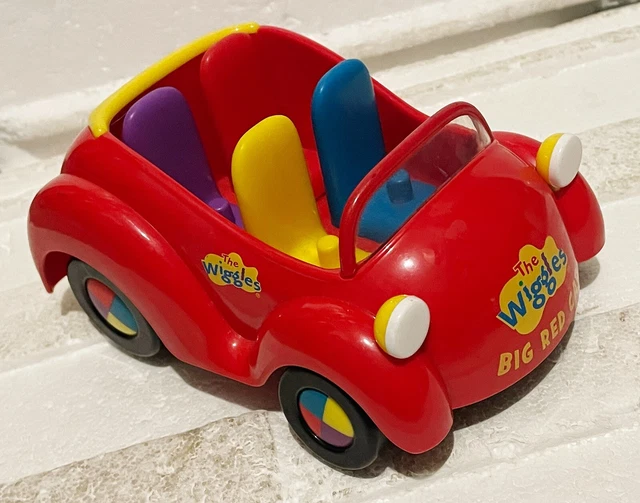 THE WIGGLES BIG Red Car Push Along Toy Car 2021 16 Cms (No Figures Car ...