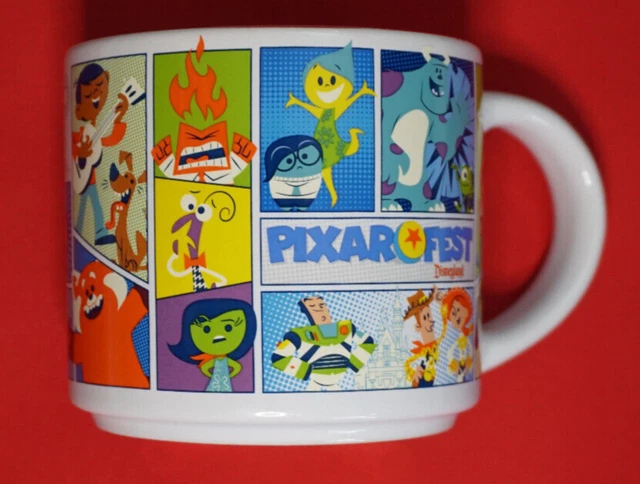 DISNEY PARKS DISNEYLAND 2024 Pixar Fest Exclusive Ceramic Coffee Mug ...