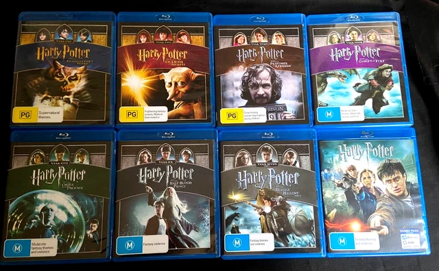 HARRY POTTER COMPLETE 8-Film Collection Blu-Ray Set As New Condition ...