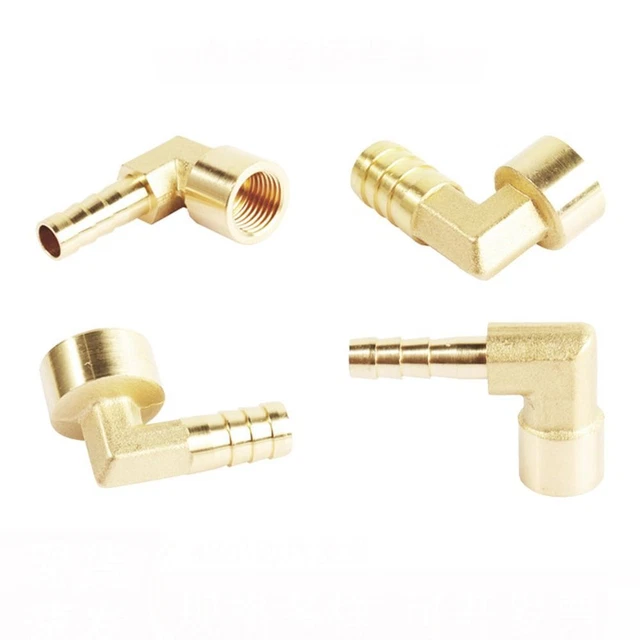 90 DEGREE ELBOW Hose Barb Coupler Connector Adapter PU PE Tube EUR 4,03 ...
