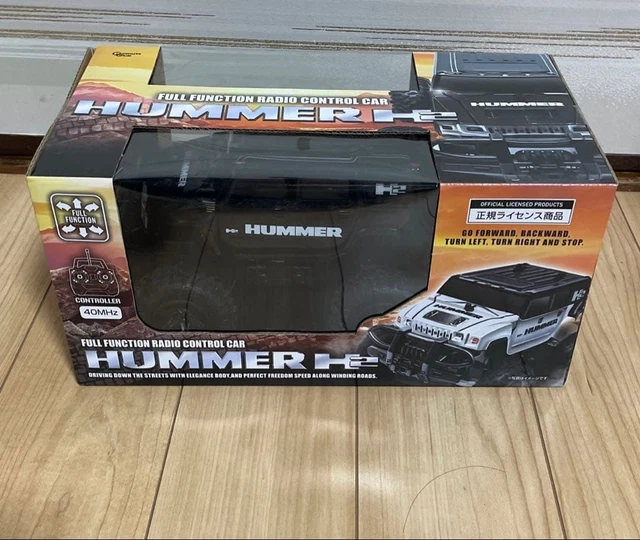 RADIO CONTROLLED HUMMER H2 black official license £75.54 - PicClick UK
