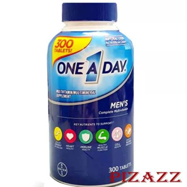 Bayer One A Day Mens Complete Multivitamin Tablets 300 Count