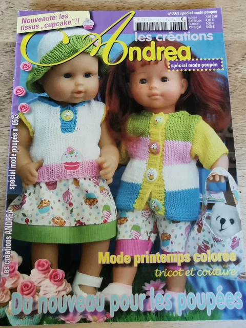 LES CREATIONS ANDREA Mode Des Poupees Mode Printemps Tailles 20-50Cm N ...
