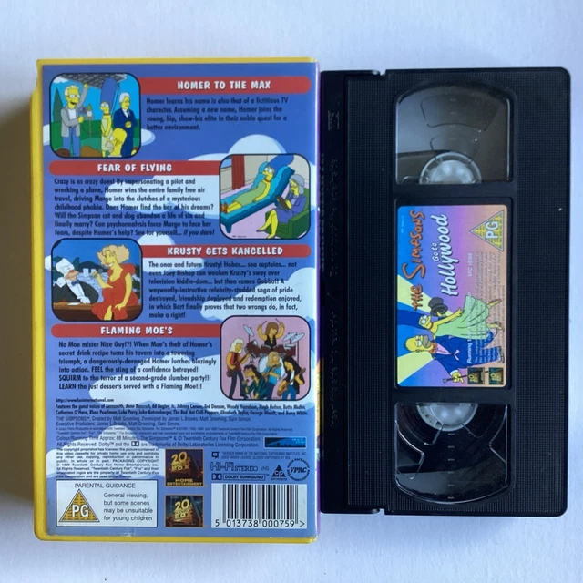 THE SIMPSONS THE Simpsons Go To Hollywood (Animated) (VHS, 1999) £3.83 ...
