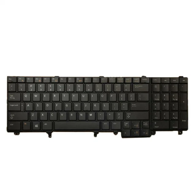 CLAVIER DE CLAVIER d'ordinateur portable américain noir pour Dell ...