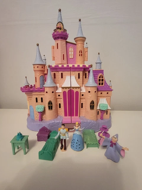 VINTAGE DISNEY PRINCESS Cinderella Magical Musical Castle 2002 Hasbro £ ...