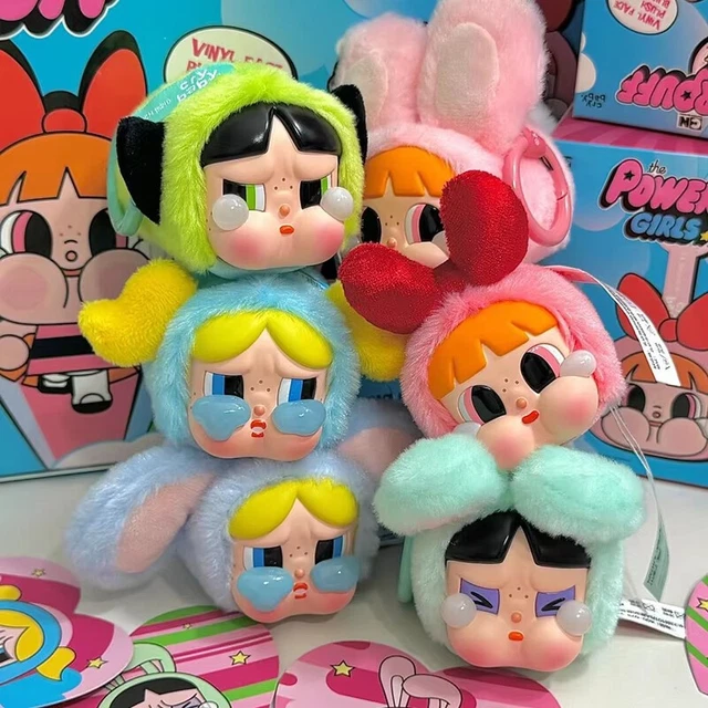 POP MART CRYBABY Powerpuff Girls Series Vinyl Face Plush Toy £10.27 ...