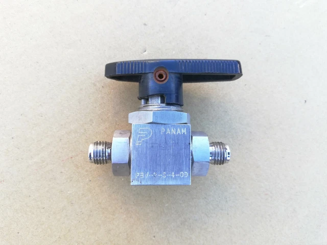PANAMA PSV-2-S-04-0D BALL Valve V2A Stainless Steel Pneumatic Hydraulic ...