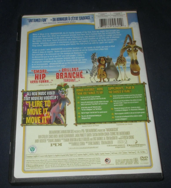 MADAGASCAR (DVD, 2005, Full Frame) $2.99 - PicClick CA