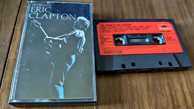 ERIC CLAPTON - The Cream Of Eric Clapton - Cassette Tape Album 1987 £4. ...