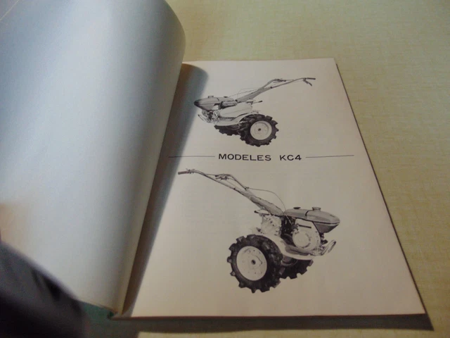 CATALOGUE PIÈCES DÉTACHÉES motoculteur ISEKI KC4 1980 en Français EUR ...