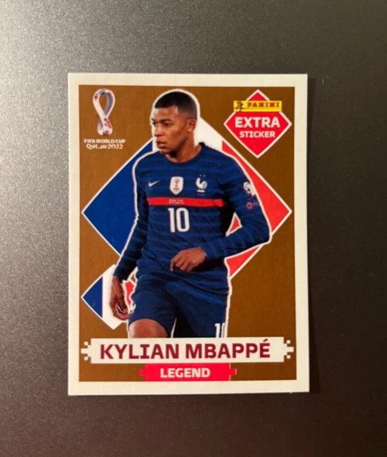 KYLIAN MBAPPE EXTRA Sticker Bronze Qatar 2022 Panini Fifa World Cup ...