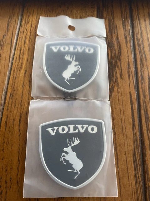 VOLVO MOOSE 3D badge BLACK ALUMINIUM V50 S40 V60 S80 XC60 XC70 XC90 ...
