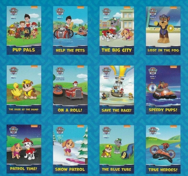 12 PAW Patrol Story Books, Phonics Pack Reception Year 2 Reading ...