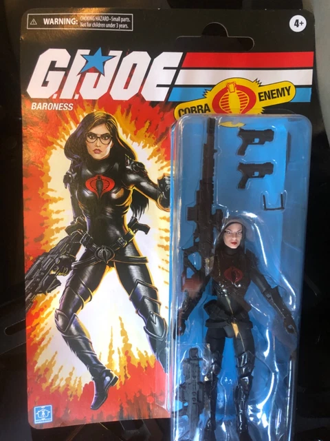 G.I. JOE, SÉRIE classée, baronne 6", cobra ennemi, figurine, Hasbro EUR ...