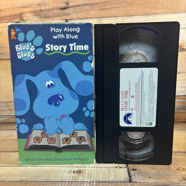 BLUE'S CLUES STORY Time VHS VCR Video Tape Used Nick Jr £9.02 - PicClick UK